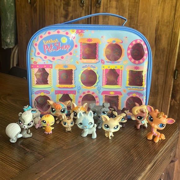 Littlest Pet Shop | Toys | Vintage Littlest Pet Shop Carrying Case With ...